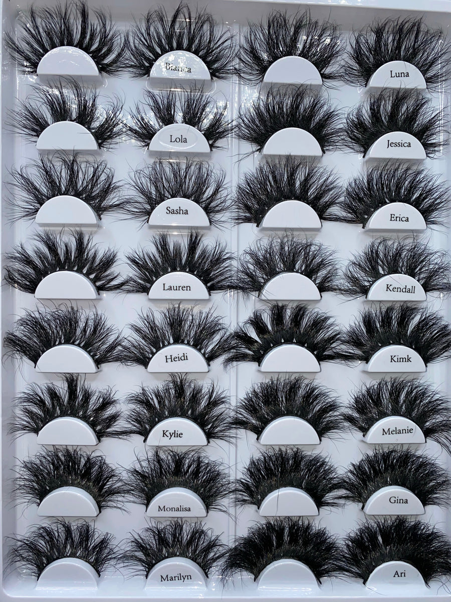 25mm lashbook - 16 pairs – BOMB EXTENSIONS